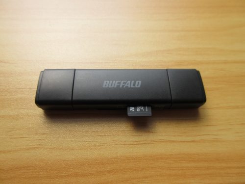 バッファローのSDカードリーダー BSCR135U3CBK のレビュー | 経験値ノート